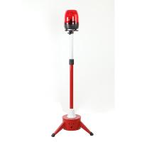 China Red Round LED Pole Police Beacon Light Height Adjustable for Road Warning for sale