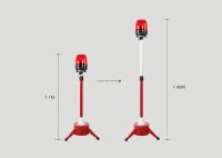 China Red Round LED Pole Police Beacon Light Height Adjustable for Road Warning for sale
