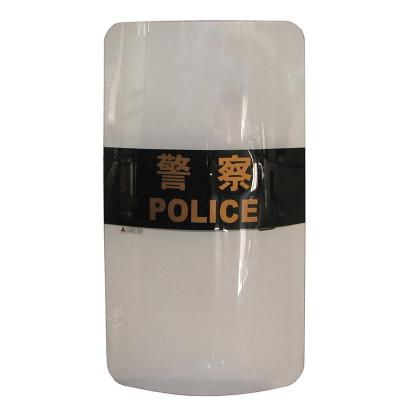 China Police Use Anti Riot Shield Polycarbonate Ballistic Shield With Folding Handle for sale