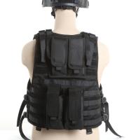 China Molle System Police Safety Equipment Swat Tactical Vest With Flexible Pouches for sale