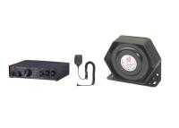 China Fire Engine / Police Car Horn Pa System 5 Tones Electronic Loud Speaker Siren Horn for sale