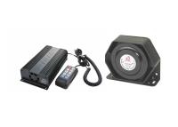 China 100W Electronic Emergency Vehicle Siren , Hand Held Police Ambulance Fire Siren with 100W Speaker for sale