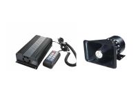 China Emergency Vehicle PA System Kit , Police Siren System Amplifier With Speaker for sale
