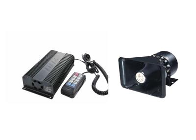 China Emergency Vehicle PA System Kit , Police Siren System Amplifier With Speaker for sale