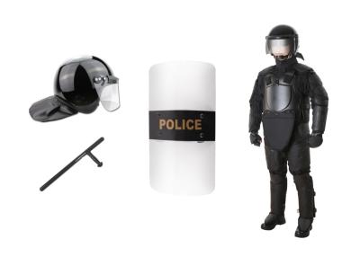 China Police Riot Gear Body Armor Helmet Shield Stick , Military Riot Control Equipment for sale