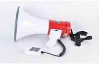 China ABS Shell Megaphone with built-in siren, 80W Max, 700M Range, Battery rechargeable for sale