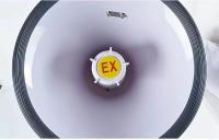 China ABS Shell Megaphone with built-in siren, 80W Max, 700M Range, Battery rechargeable for sale