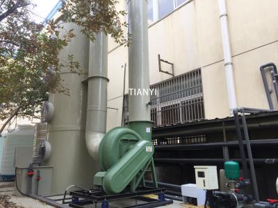 China Alkaline Spraying Chemical Waste Gas Scrubber For PCB Machinery for sale