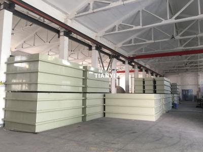 China Chemical Electroplating PP Tank Polypropylene Welded Plating Tanks for sale