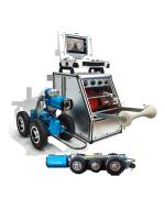 China High definition sewer pipeline inspection crawler robot Windows and Andriod controller for sale
