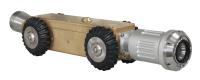 China Mini Pipe Crawler Robot Pan And Tilt Camera With Portable Control Unit for sale