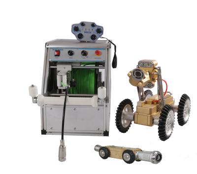 China Wireless Control Sewer Pipe Inspection Crawler Camera 50 Max Climb Degree for sale