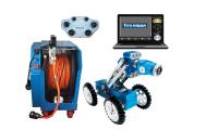 China 4 Wheel Drive Pipe Inspection Crawler , Sewer CCTV Equipment With Portable Power Supply for sale