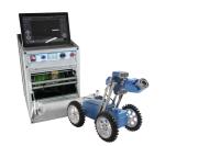 China IP68 Waterproof Pipe Crawler Robot Cable Transmitting Synchronically Inspection System for sale