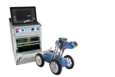 China IP68 Waterproof Pipe Crawler Robot Cable Transmitting Synchronically Inspection System for sale