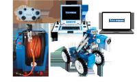 China Laptop And Joystick Control CCTV Pipe Inspection Equipment Sewer Robot Camera for sale