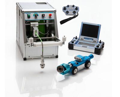 China 360 ° Rotate Camera Pipe Crawler Robot / OEM Pipe Inspection Equipment for sale