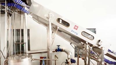 China Magnetic Industrial Bottle Washing Machine 800 CPM Capacity 4 Meter Length SUS304 Stainless Steel for sale