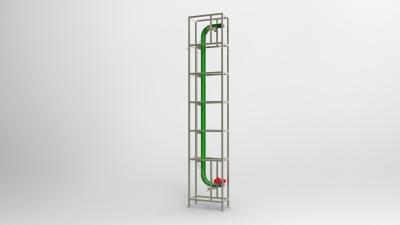 China Clamping Type Vertical Accumulation Conveyor System for Continuous Lifting - 12 Month Warranty, 60 Day Delivery for sale