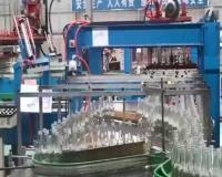 China Custom Single Column Automatic Palletizer Machine for Empty Bottles - 140 BPM Capacity, 1200x1000mm Pallet for sale