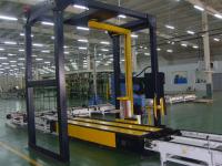 China Automatic Stretch Wrap Machine with Hydraulic Jack - 1800mm Max Height, 1000kg Capacity for Industrial Pallet Packaging for sale