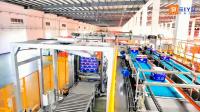 China High-Level Double Channel Gantry Palletizer 35KW for Beverage & Food Production Lines | 3-160 Boxes/Min Capacity for sale