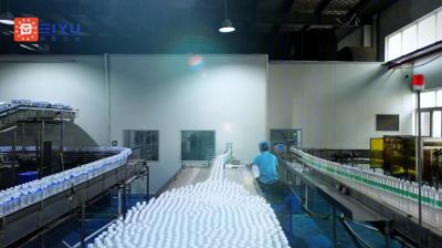 China 8000 BPH PET Bottle Water Filling Line for 200ml-1000ml Plastic Bottles with 380V Power Supply for sale