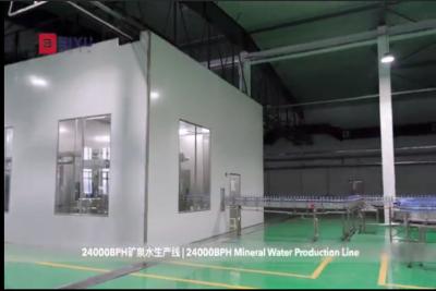 China 28000 BPH Bottled Water Packaging Machine for 520ml Bottles with 33,000 BPH Labeling Capacity and 95% Efficiency for sale