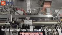 China Meilin Luncheon Meat Canned Food Packaging Line - 80-400 Cans/Min Capacity with 1.8m Sterilization Kettle for sale