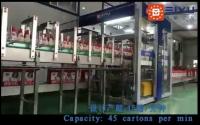 China H-Bot Robotic Case Packer Machine - 16KW High Speed Automation for Bottling Lines up to 400 Boxes/Minute for sale