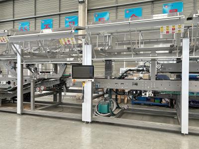 China High-Speed Carton Packer for Beverage Production - 100 Packs/Min, 15850mm Length, 30KW Power for sale