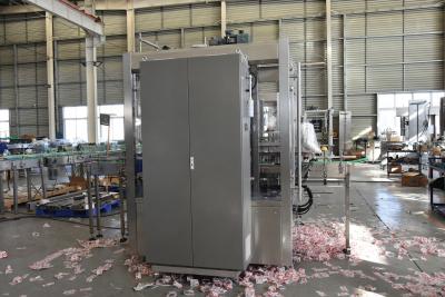 China Fully Automatic High Speed Sleeve Labeling Machine 72000BPH for Square PET Bottles 50-95mm Diameter for sale