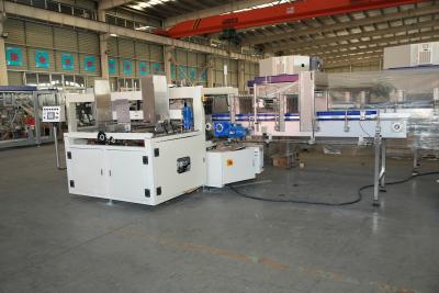 China Custom Low Speed Drop Type Wrap Around Packer 35-100 PPM for Bottled Water Production Lines | 1100mm Height for sale