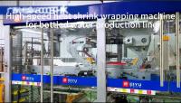 China High-Speed Heat Shrink Film Packaging Machine for 48000BPH Bottled Water Production Line | 145kW Power | 19160mm Length for sale