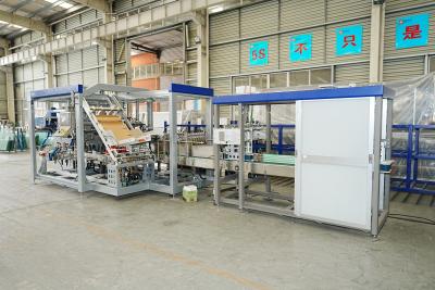China Side-Push Wrap Around Carton Packer for Tetra Pak 1L Dairy - 35-100 Packs/Min, 30KW Power, 11000Kg Weight for sale