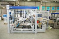 China Side-Push Wrap Around Carton Packer for Tetra Pak 1L Dairy - 35-100 Packs/Min, 30KW Power, 11000Kg Weight for sale
