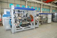 China Side-Push Wrap Around Carton Packer for Tetra Pak 1L Dairy - 35-100 Packs/Min, 30KW Power, 11000Kg Weight for sale