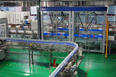 China 48,000 BPH Bottled Water Production Line with Water Treatment, Blowing, Filling & Capping Systems for sale