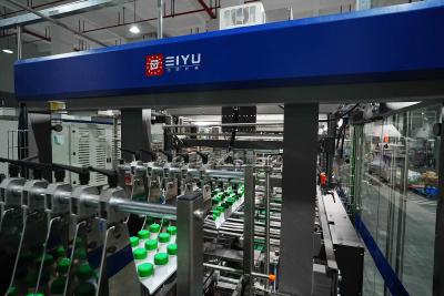 China Carton Wrapping Machine 18,000 BPH for Beverage Aseptic Line with 30 kW Power and 14m Length for sale