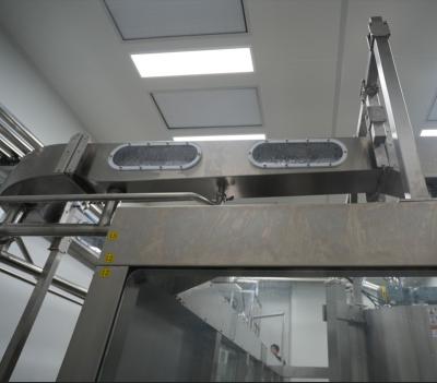 China High Speed Cap Rinser 1500 Caps Per Minute Stainless Steel Bottling Line Washer for sale
