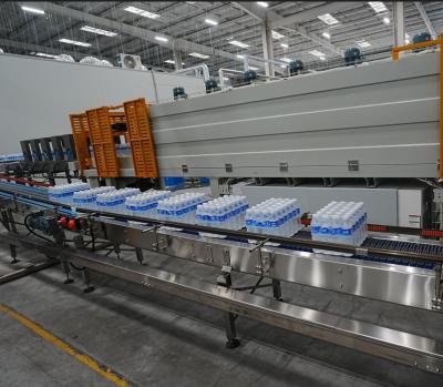 China PLC Control Water Bottle Bundling Machine For Beverage Industry for sale