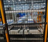 China Precision Automatic Palletizing System For 42,000 BPH Bottled Water Production Line for sale