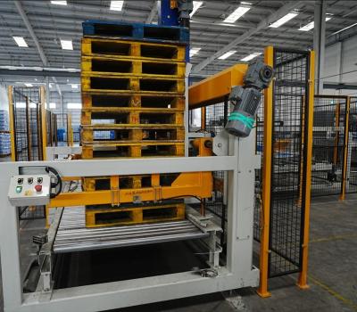 China 35KW Double-Lane Gantry Palletizer 42000 BPH for Bottled Water Production Line for sale