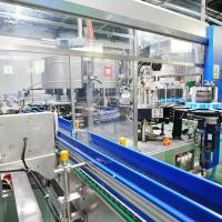 China SPC-SORL-480-4P Linear Hot Melt Glue Labeling Machine for 500ml PET Bottles - 12,000 BPH Capacity for sale