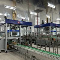China 16KW H-Bot High Speed Case Packer Machine - 8-35 Boxes/Min Capacity for Bottled & Canned Products for sale
