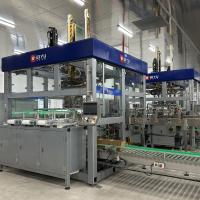 China Tin Cans Gift Box Packer Machine - 25 Cartons/Min Capacity, 15.5kW Power Automated Case Packing Equipment for sale