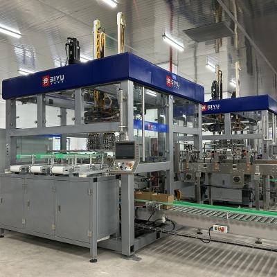 China Tin Cans Gift Box Packer Machine - 25 Cartons/Min Capacity, 15.5kW Power Automated Case Packing Equipment for sale