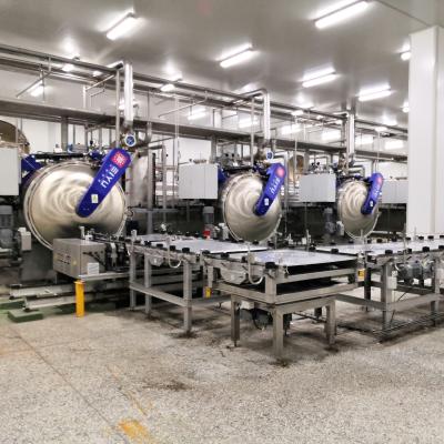China OEM Fully Automatic Sterilization Steam Retort with ±0.3°C Temperature Control for Food Production Lines for sale
