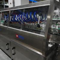 China Clip-On PET Glass Bottle Washing Machine Rinser 3kW with 4540mm Length and 800kg Weight for sale