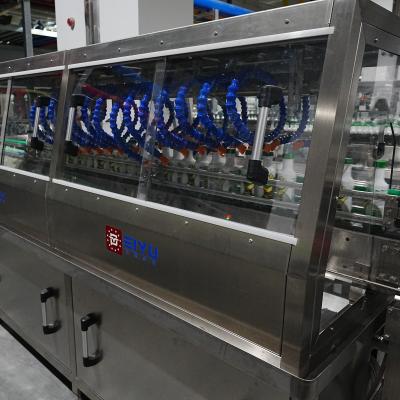 China Clip-On PET Glass Bottle Washing Machine Rinser 3kW with 4540mm Length and 800kg Weight for sale